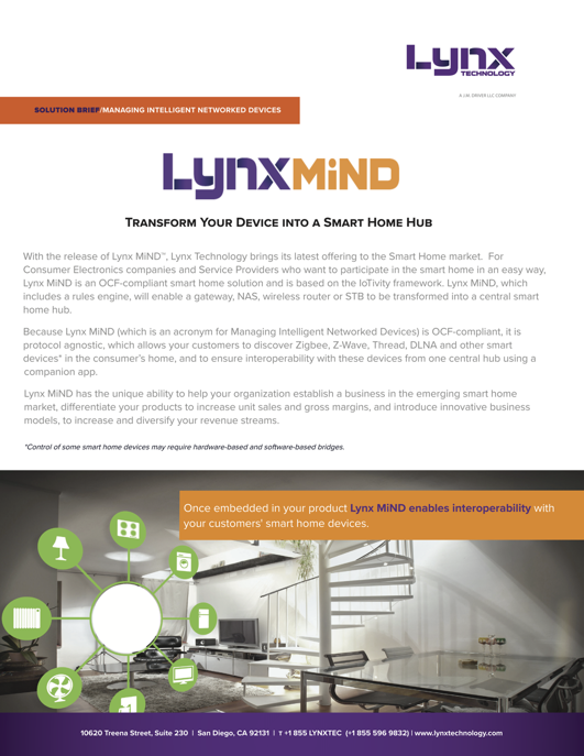 Lynx Technology - Global Leader in Smart Home and Connected CE ...